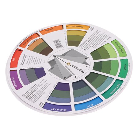 Color Wheel, Paint Mixing Learning Guide Art Class Teaching Tool Color ...