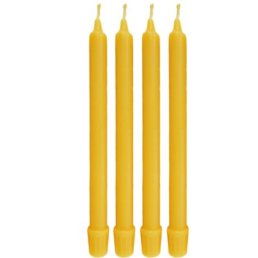 100% Pure Beeswax Spiral Twist Taper Candles (Set of 6) Organic - 8 ...