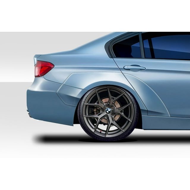 2012-2018 BMW 3 Series F30 Duraflex KTV Wide Rear Fender Flares - 6 ...