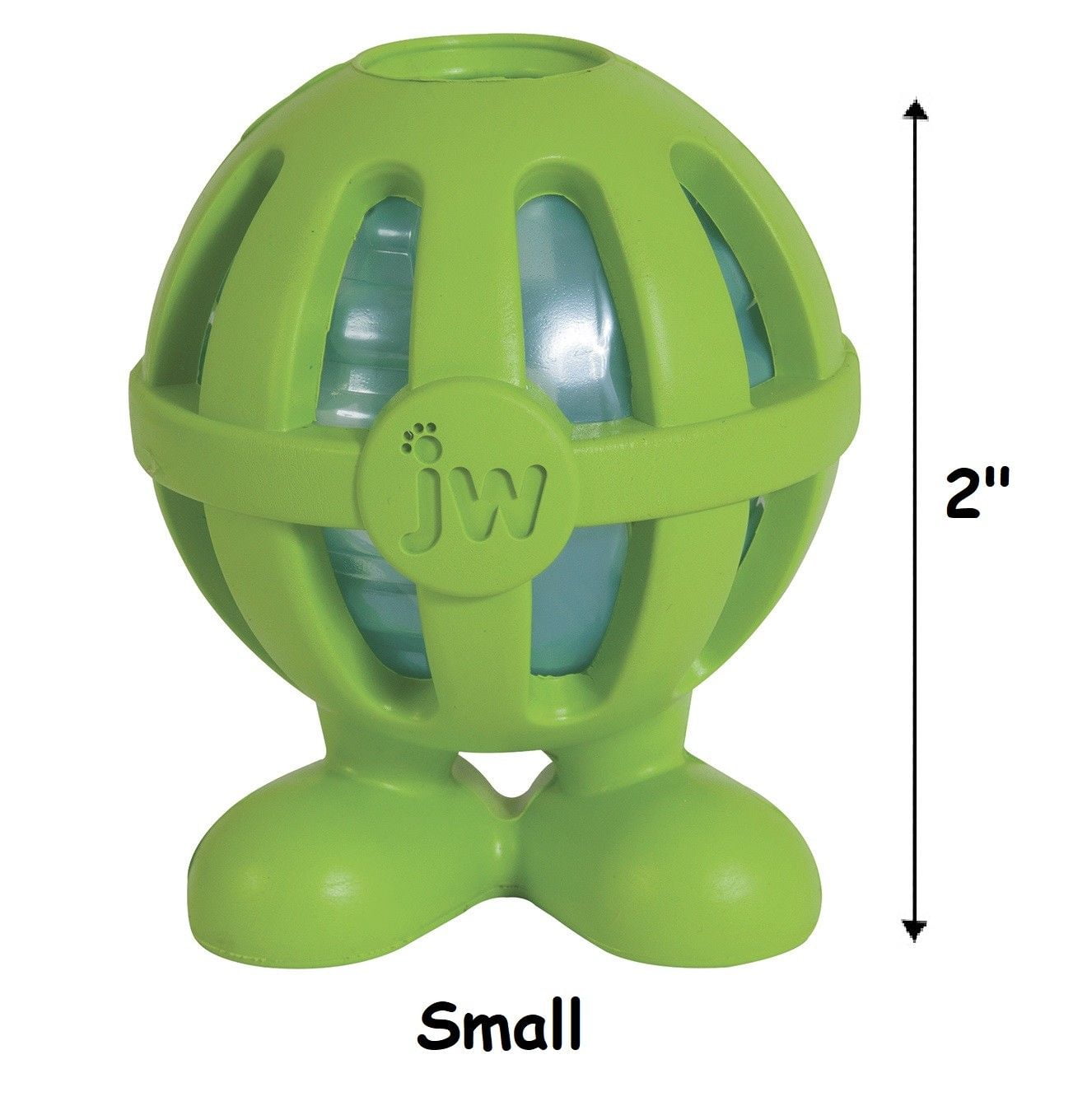 Crackle Cuz Dog Toys Durable Rubber Ball & Feet Squeaker Colors Vary ...