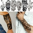 COKTAK 20 Sheets Extra Large Full Arm Temporary Tattoos For Men Adults ... COKTAK 20 Sheets Extra Large Full Arm Temporary Tattoos For Men Adults ...