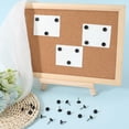 30Pcs Zinc Alloy Drawing Pins Flat Round Black 16x10.5mm DIY - Walmart.com