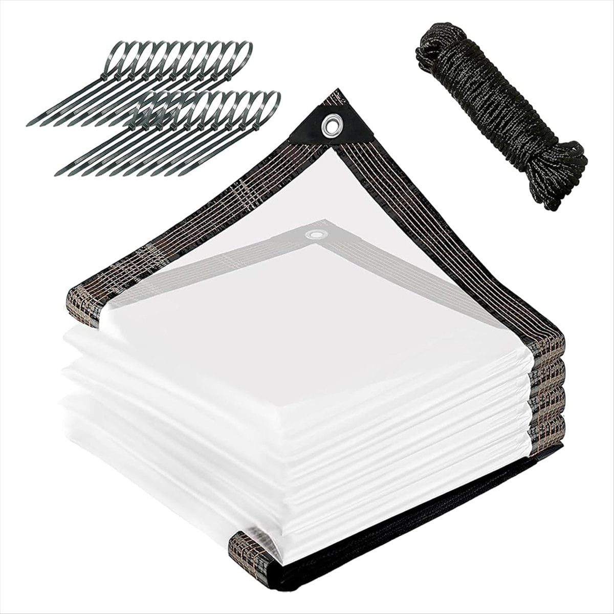 Click here for Unbranded 10x12 Ft Clear Tarp Heavy Duty Waterproo... prices