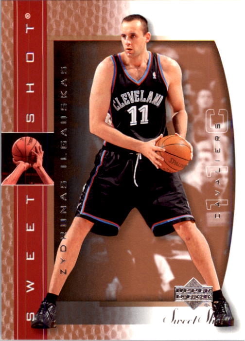 2003-04 Sweet Shot #11 Zydrunas Ilgauskas NBA Basketball Trading Card ...