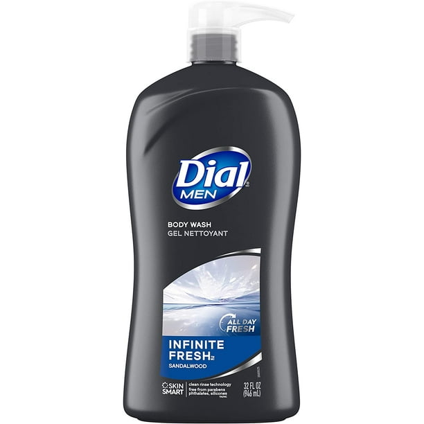 DIAL Body Wash 473ml Men 25hours Infinite Fresh 6/Pack - Walmart.ca