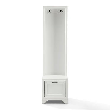 Linon Peggy Wood Pyramid Hall Tree in White - Walmart.com