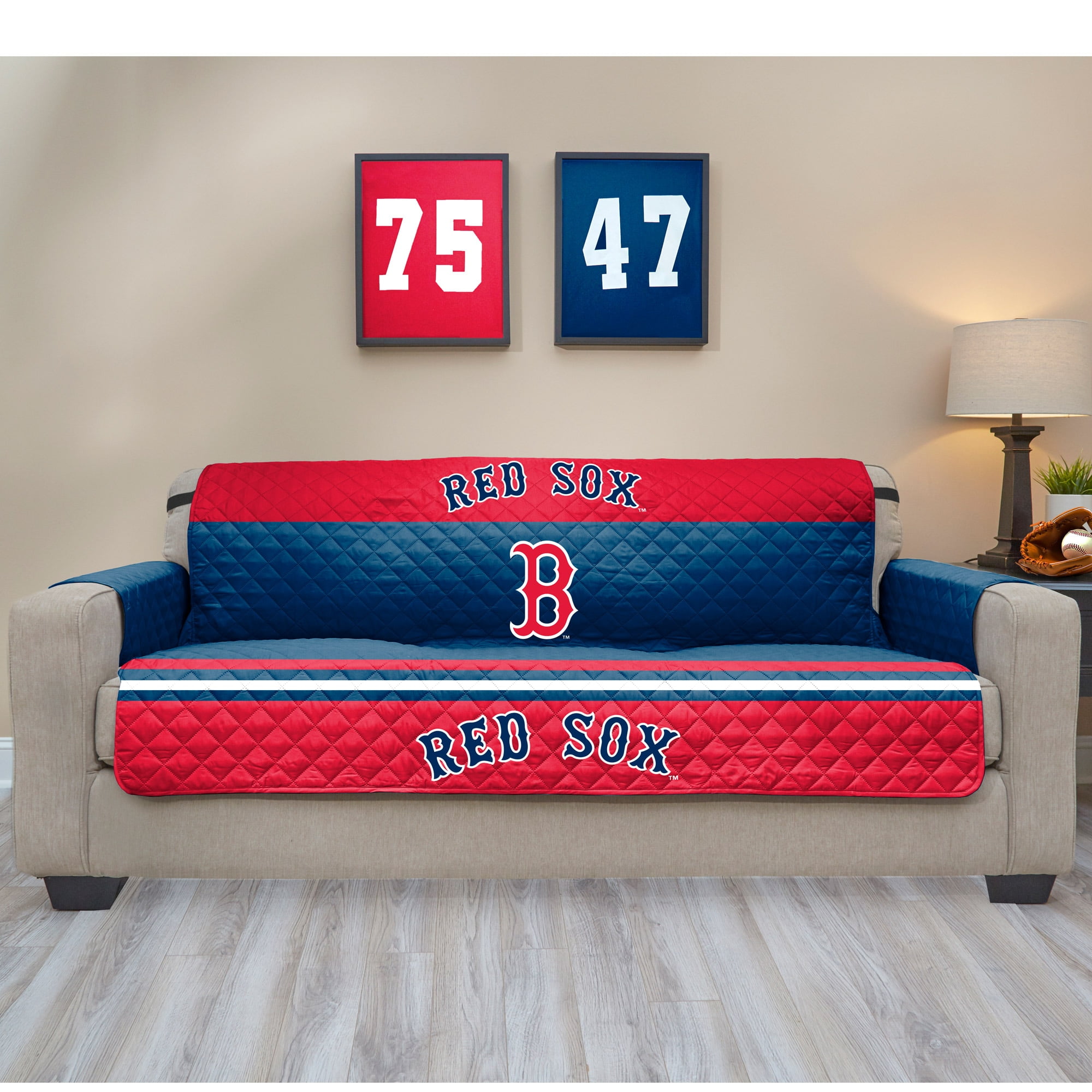 Blue Boston Red Sox Sofa Protector - Walmart.com