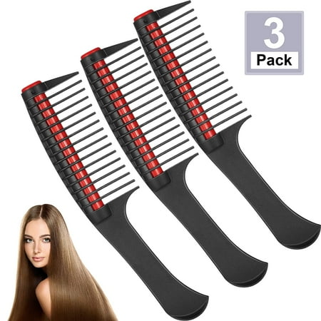 3 Packs Hair Comb, Comb with Roller, Detangling Comb with Roller ...