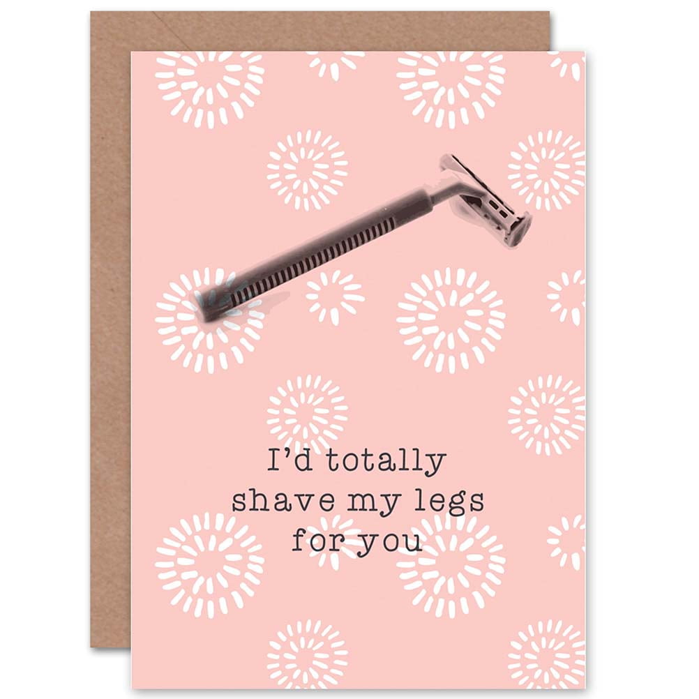 Shave For You Greetings Card Plus Envelope Blank inside - Walmart.com
