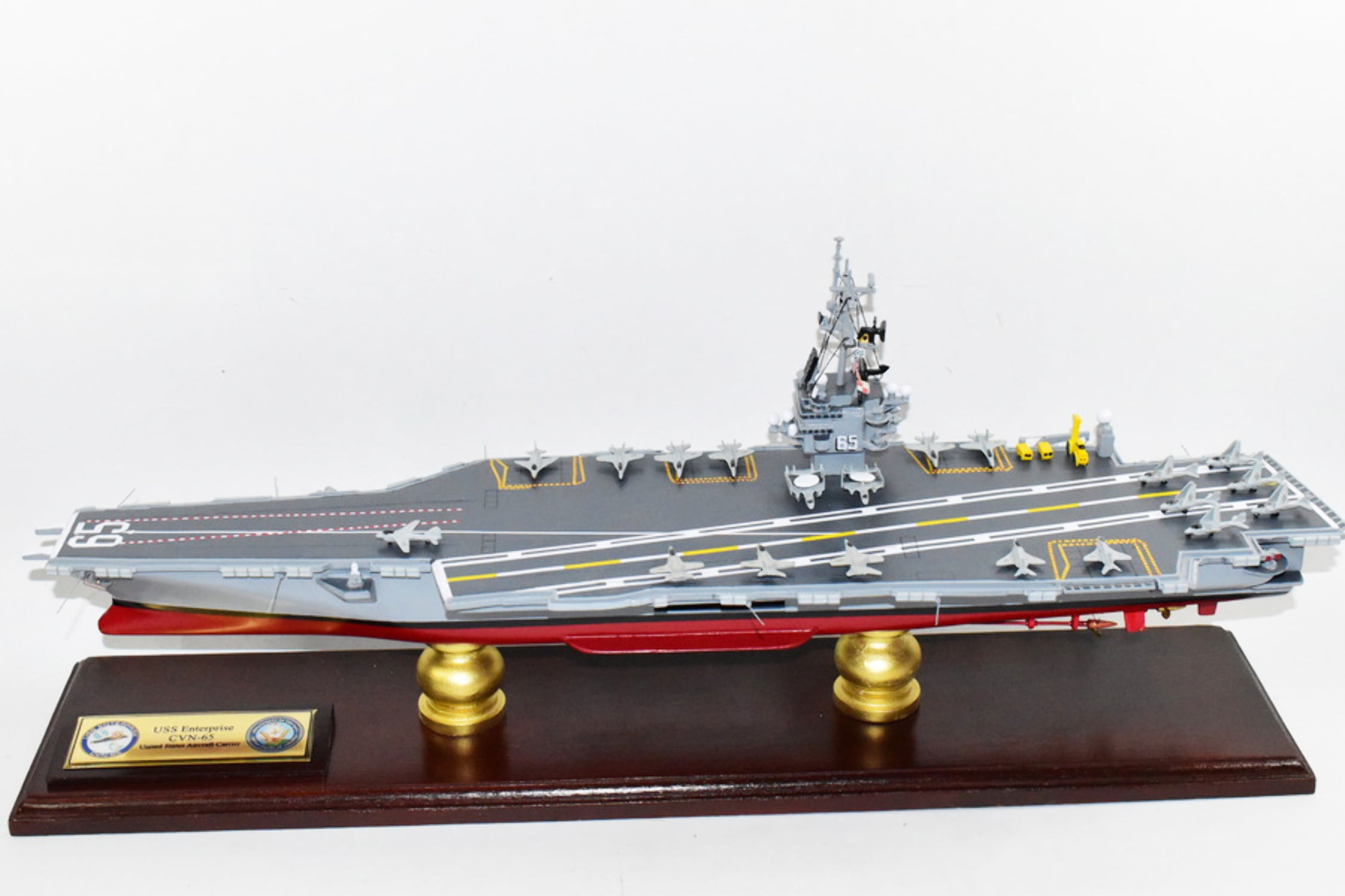 USS Enterprise (CVN-65) Aircraft Carrier Model - 24 inch,Navy,Scale ...