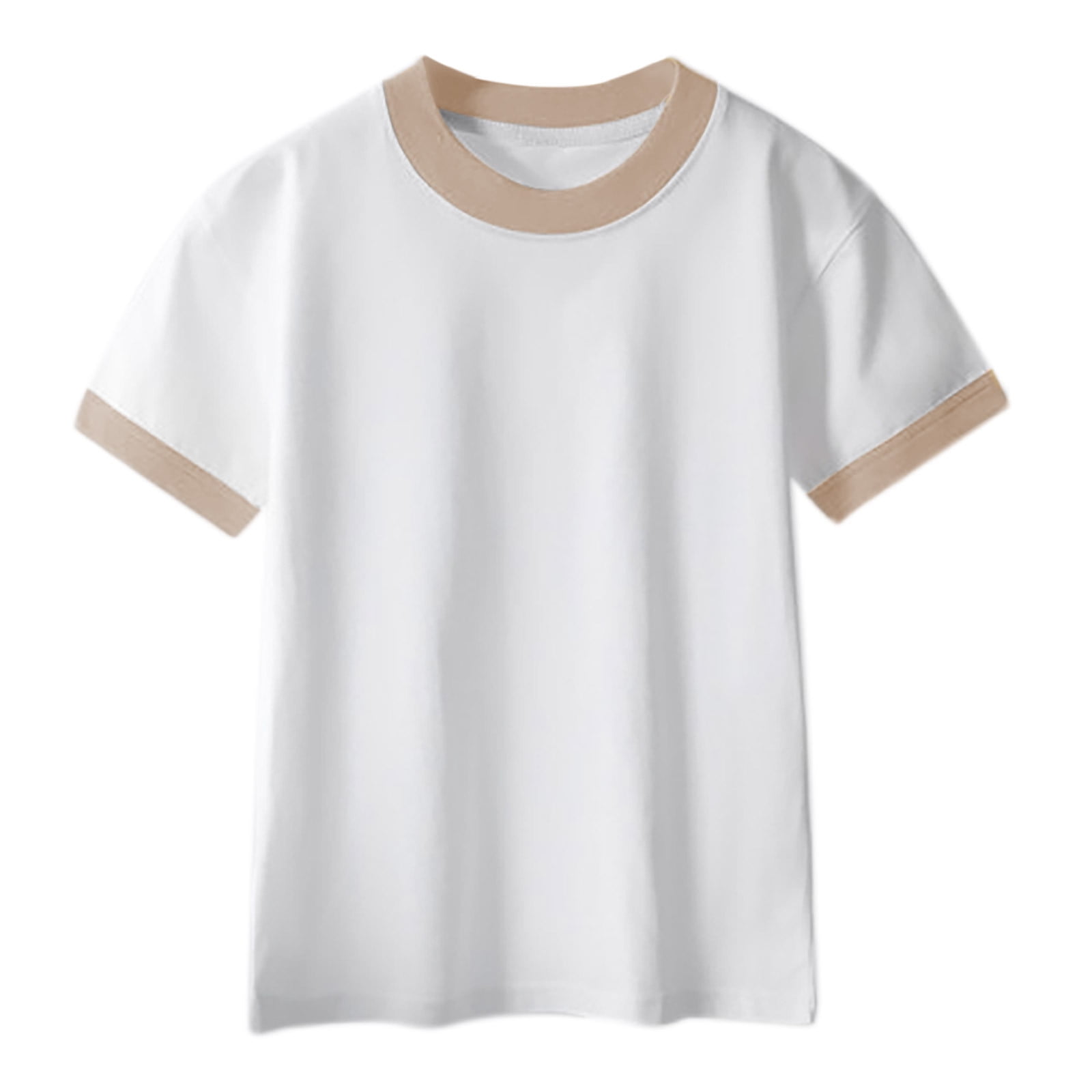 Click here for Fatyb Cotton T-Shirts For Boys Girls Summer Short... prices