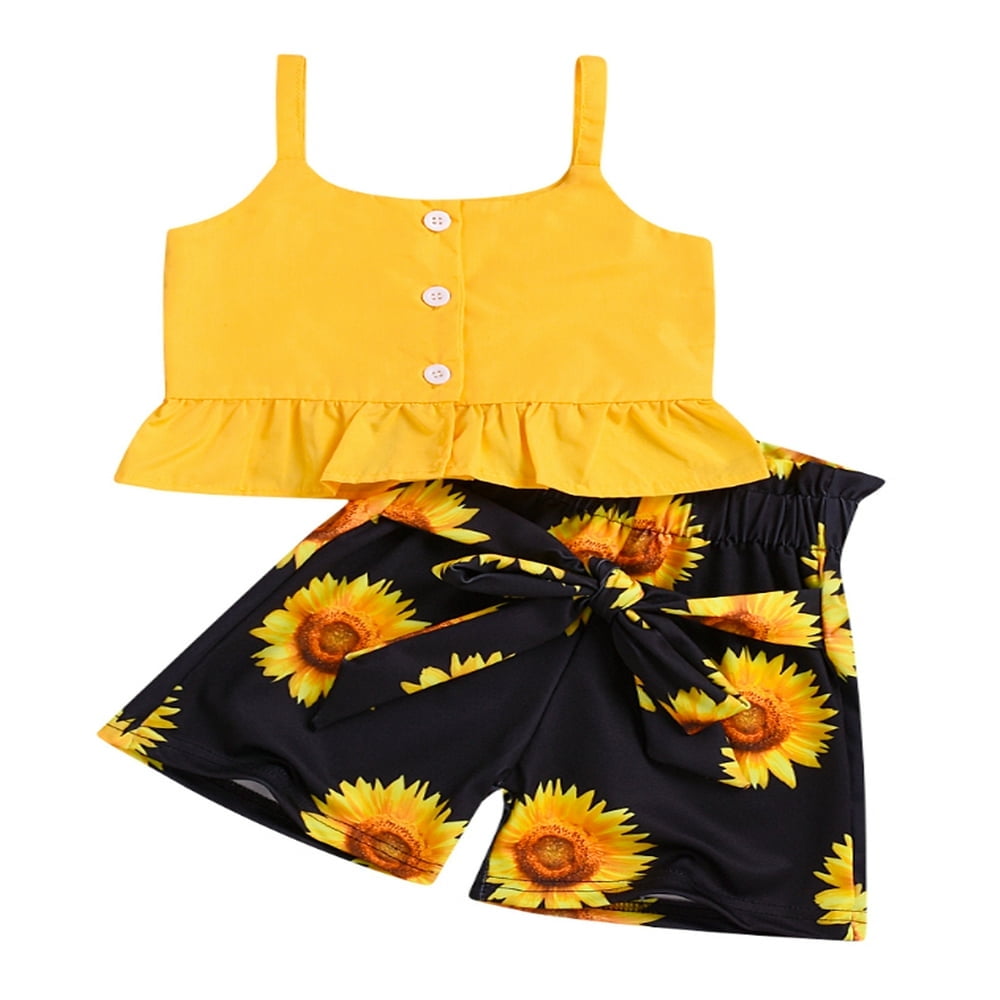 Click here for Generic 2pcs Toddler Kids Girls Sunflower Clothes... prices