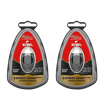 Kiwi Express Shine Sponge, Black, 0.23 fl oz - Walmart.com