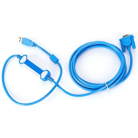 USB Programming Cable, Bare Copper Wire Wear-resistant Blue PLC ...