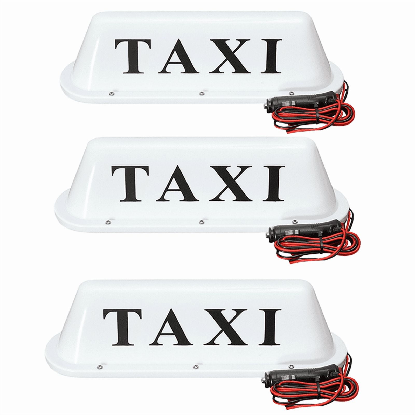 Click here for Unbranded 3x White Waterproof Taxi Magnetic Base R... prices