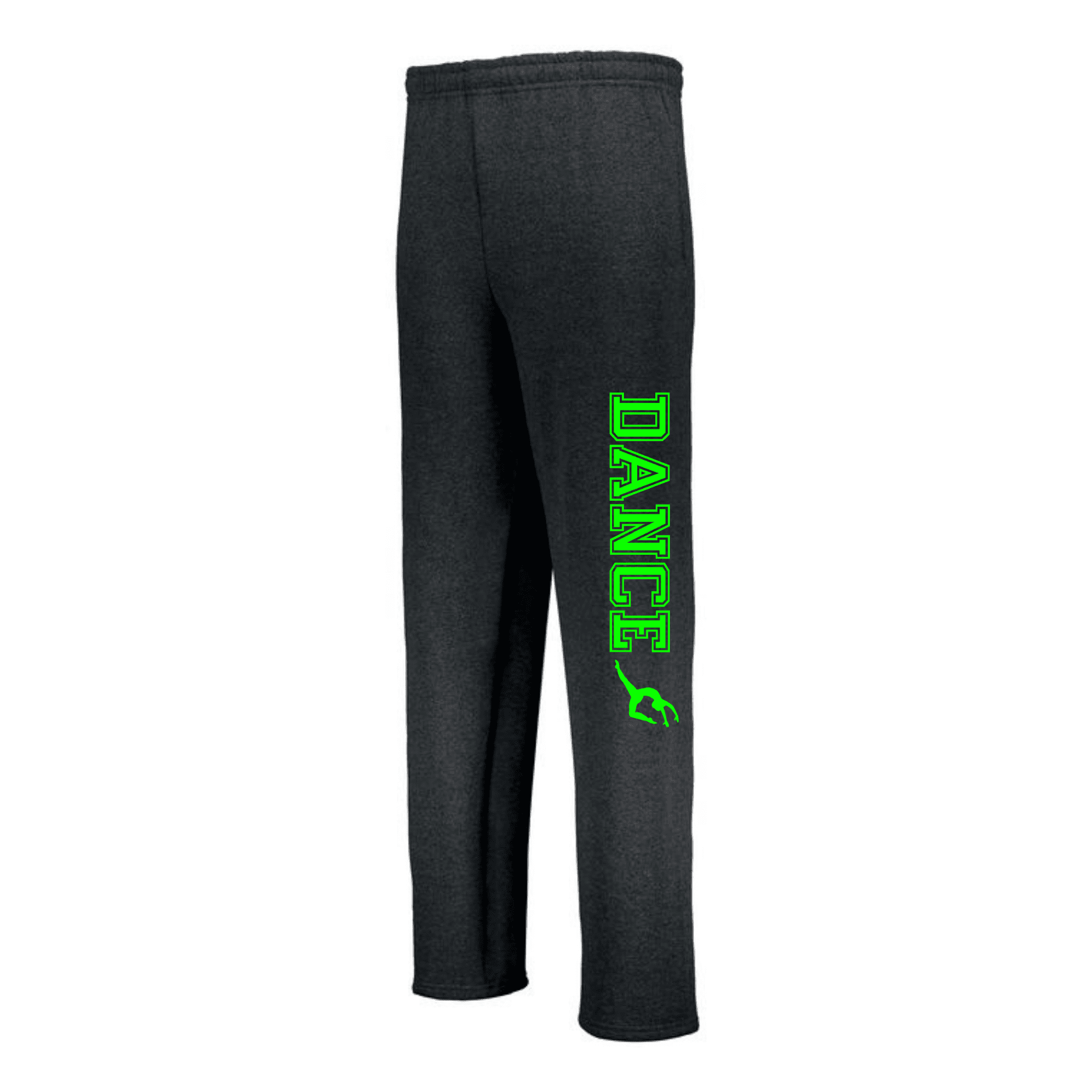 JANT girl Black Youth Dance Sweatpants (Youth X-Large 18/20, Neon Green ...