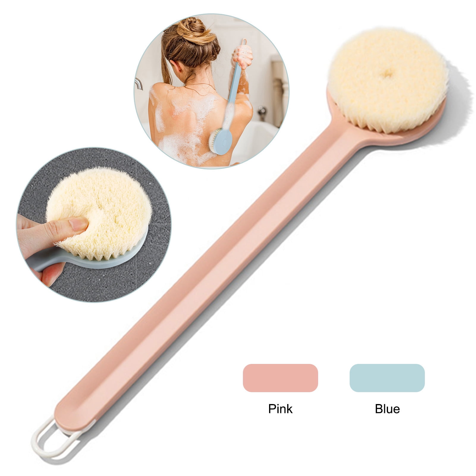 Click here for Bath Brush With Long Handle & Hole For Shower  Ban... prices