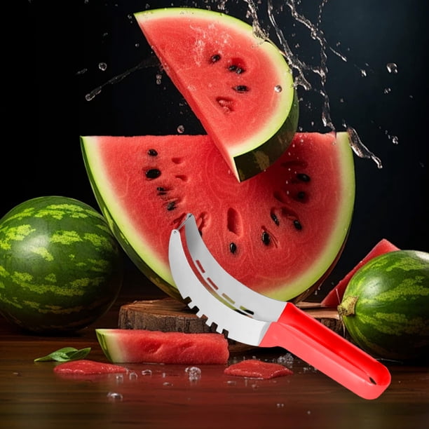 Tmdioo Kitchen Watermelon Cut Stainless Steel Watermelon Cutter Fruiter ...