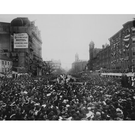 Disorderly Crowd At The Suffragette Parade In Washington History (24 x ...