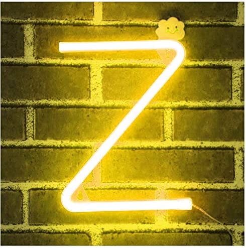 LINLIN Neon Sign, Letter Neon Signs Neon Alphabet Light Light Up LED ...