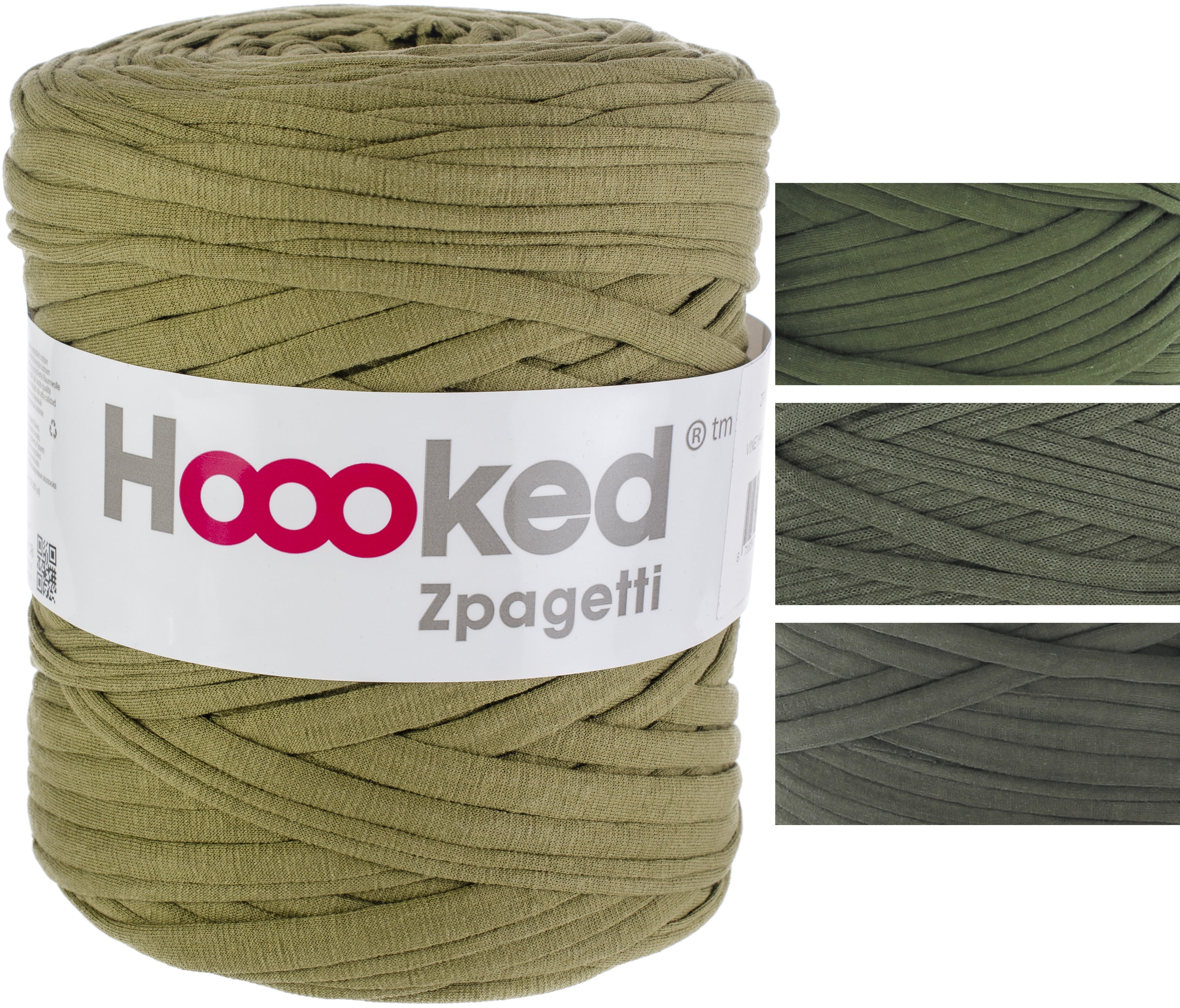 Hoooked Zpagetti Yarn-Vineyard Green - Walmart.com