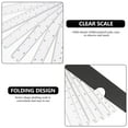 Masteelf Ruler Foldable Tools Fan Shape Multifunctional Scale - Walmart.com