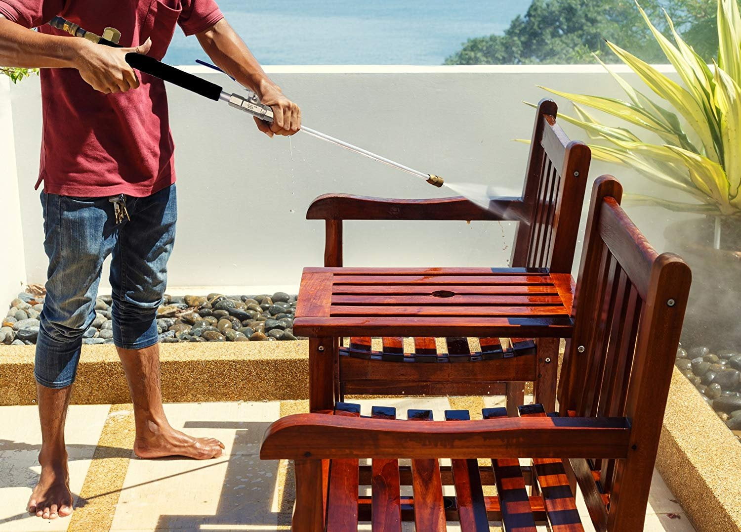 Big Boss Xhose extra large Aqua Water Jet Power Washer ,Great for Car ...