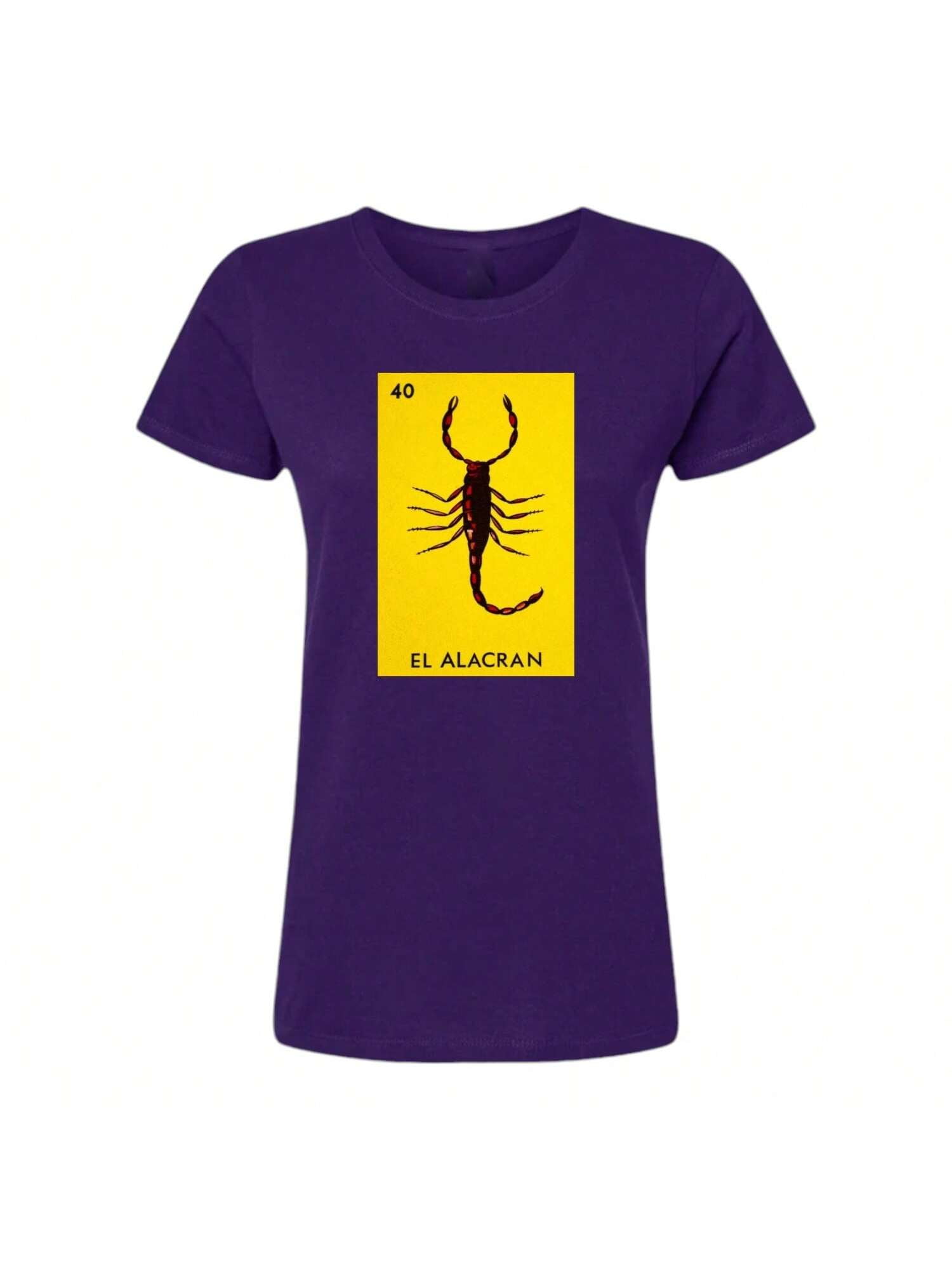 Playera Blusa de El Alacran De La Loteria Mexicana Tradicion Mexicana ...