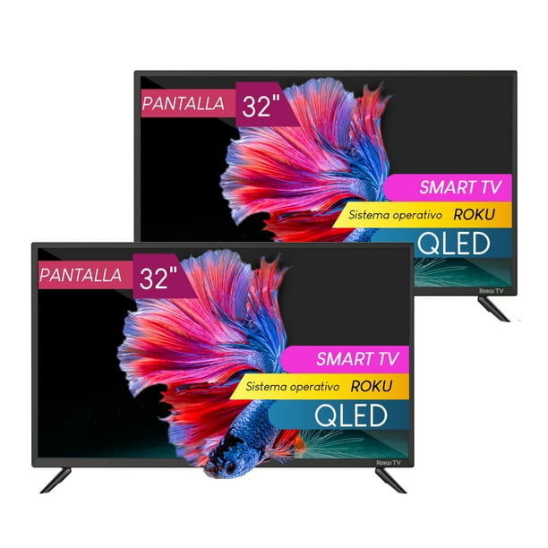 Combo 2 Pantallas ONN 32 HD Smart TV Roku | Walmart en línea