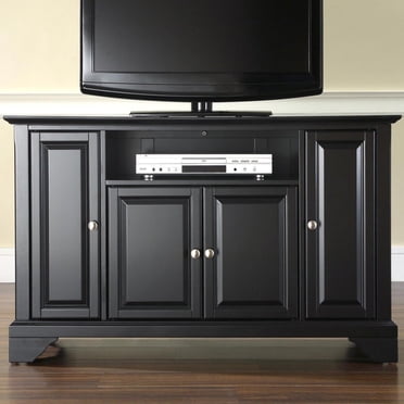 Striking Spacious Modern TV Stand / Buffet, Black - Walmart.com