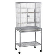 A and E Cage Co. 32"x21" Double Stack Flight Cage - Black - Walmart.com