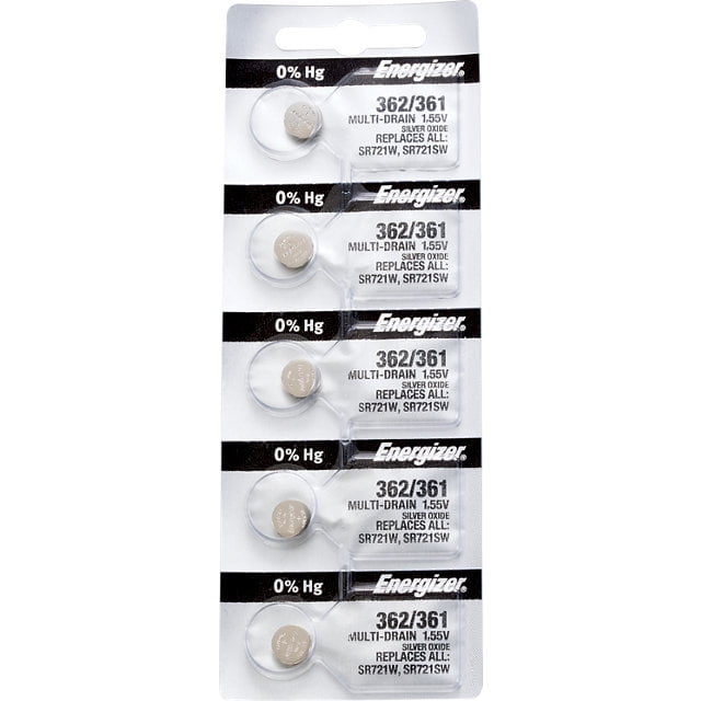 Click here for 5 X Energizer 362 Watch Batteries  1.55v  Equivale... prices
