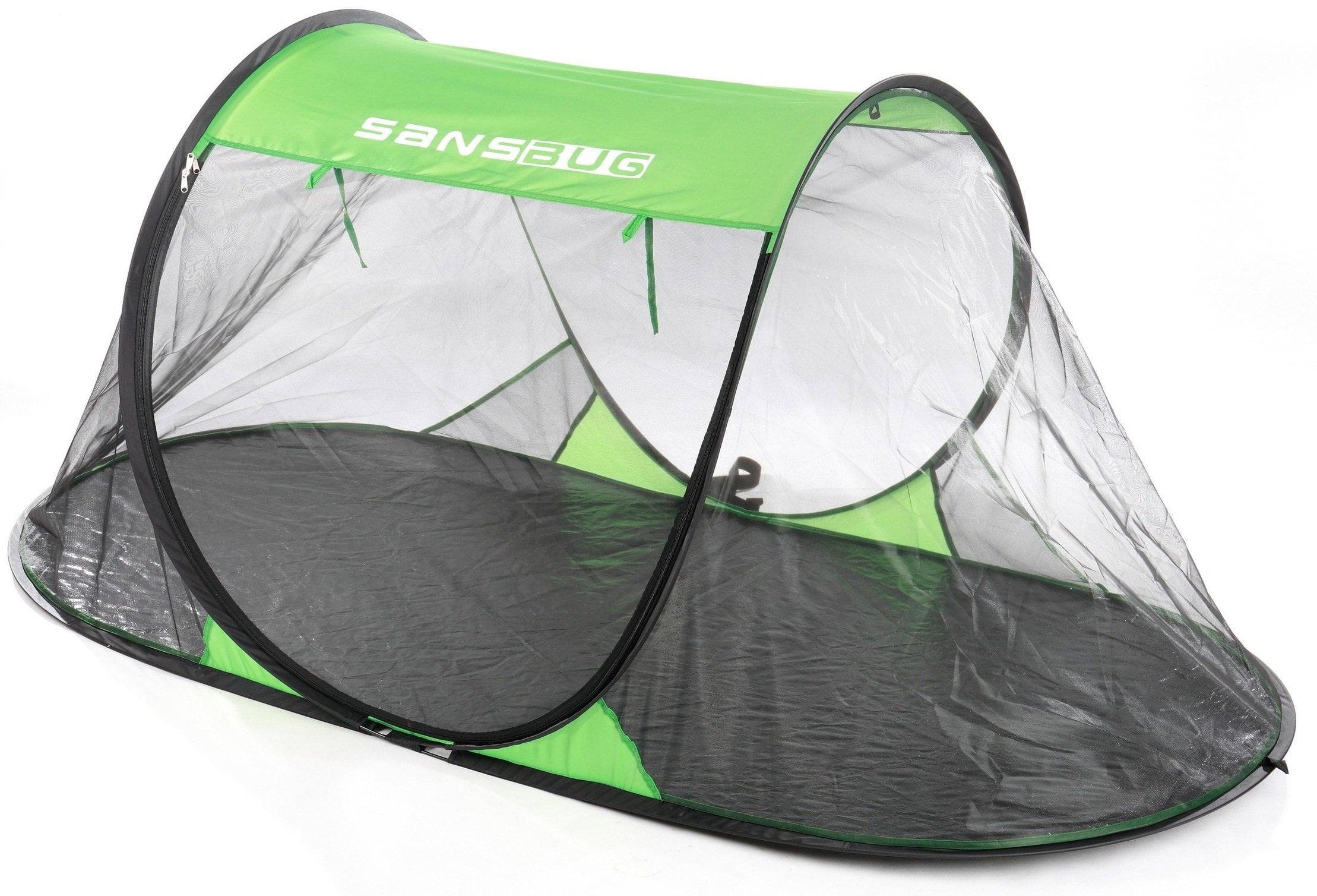 SANSBUG Instant Popup Mosquito Net Screen Mesh Tent (Tarp Floor ...