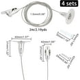 4Set Stainless Steel Adjustable Wall Hooks Wall Decorations Ornaments ...