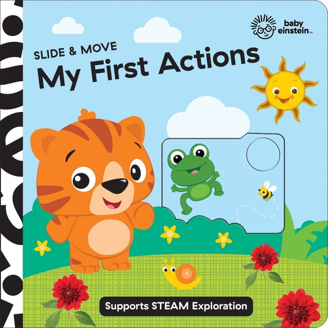 Baby Einstein: My First Actions Slide & Move (Board book) - Walmart.com