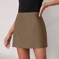 Women Mini Skirts 2026 Spring Trendy Silk Satin Short Skirt High ...