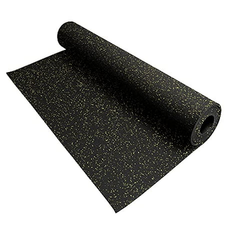 IncStores 8mm Thick Strong Rubber Flooring Roll | Flexible Recycled ...
