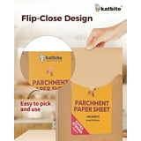 Katbite Heavy Duty Unbleached Parchment Paper for Baking, 12x16 inch ...