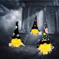Halloween Lighted Gnomes Decorations Handmade Plush LED Glowing Elf ...