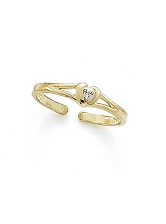 Diamond Toe Ring