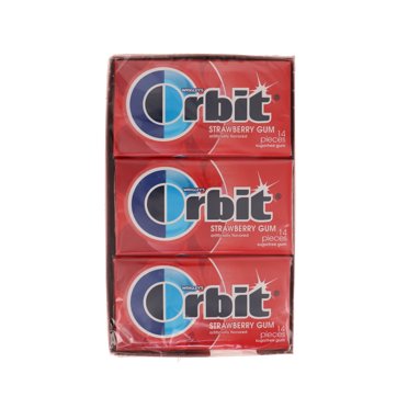 ORBIT Sweet Mint Sugar Free Chewing Gum, 14 count , (Pack of 12 ...