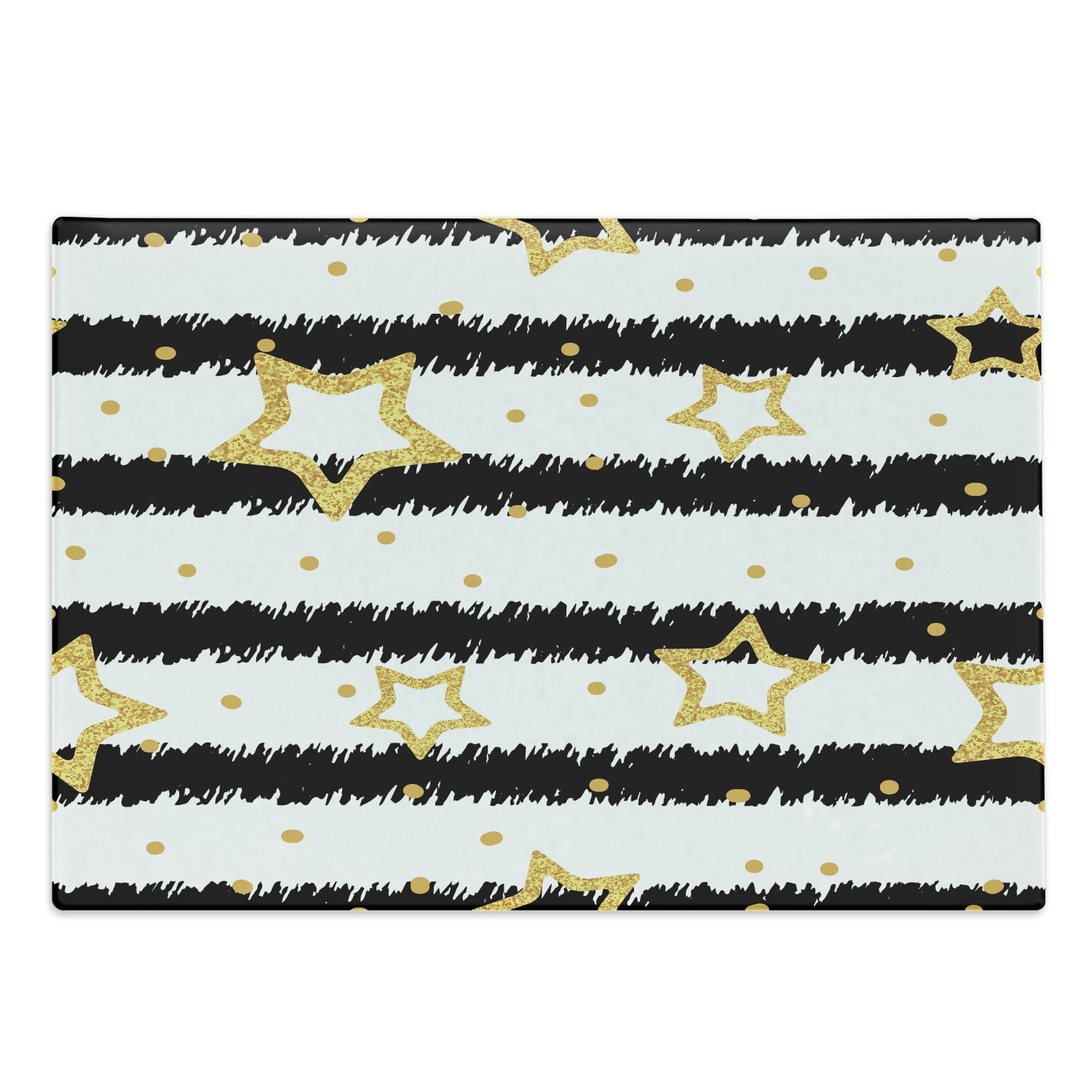 Star Cutting Board, Stars and Dots with Digital Effect on Striped ...