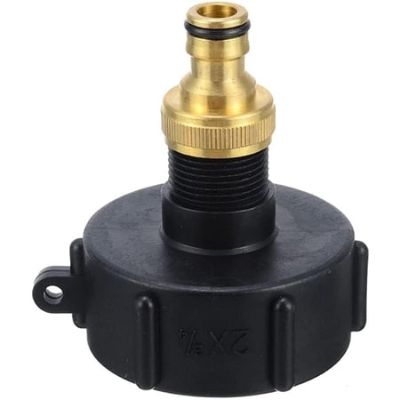 Water spray connector IBC Adapter Connector 3/4 Inch For IBC Hose Valve ...