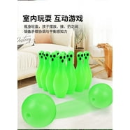 S&S Worldwide Big 10 Indoor & Outdoor Plastic Bowling Pin Set with 10 ...