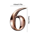 5Pcs House Numbers under $5! kkbbma Modern House Numbers 0-9, Self ...