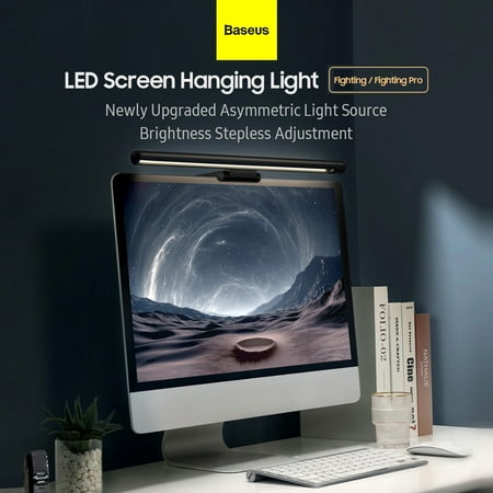 Baseus Led Screen Hanging Light Desk Lamp Computer Laptop Screen Bar ...