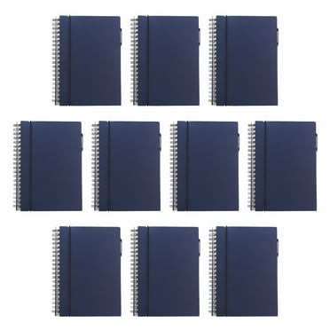 Walmart Recycled Spiral Notebooks with Elastic Closure, Post-it Notes ...