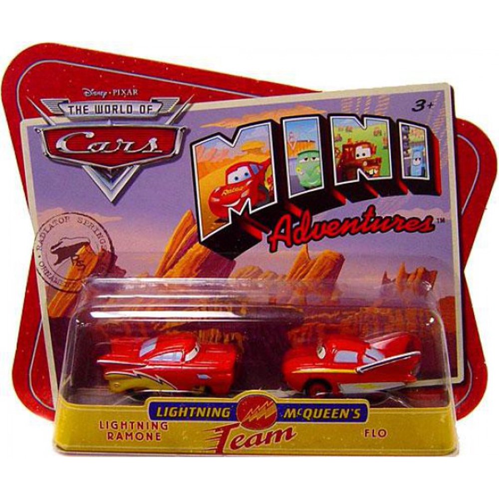 Disney Pixar Cars Lightning McQueen's Team Lightning Ramone & Flo ...