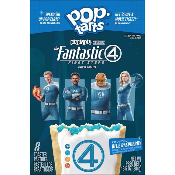 Kellogg's Pop-Tarts Unfrosted Blueberry, 16 Count, 27 Oz Toaster ...