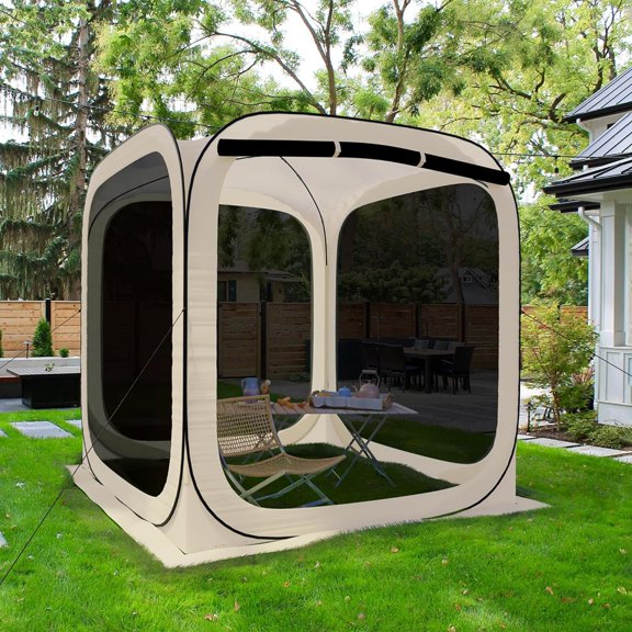 Garden Dome Tent House, Upgraded Garden Tent with PVC Transparent Cover ...